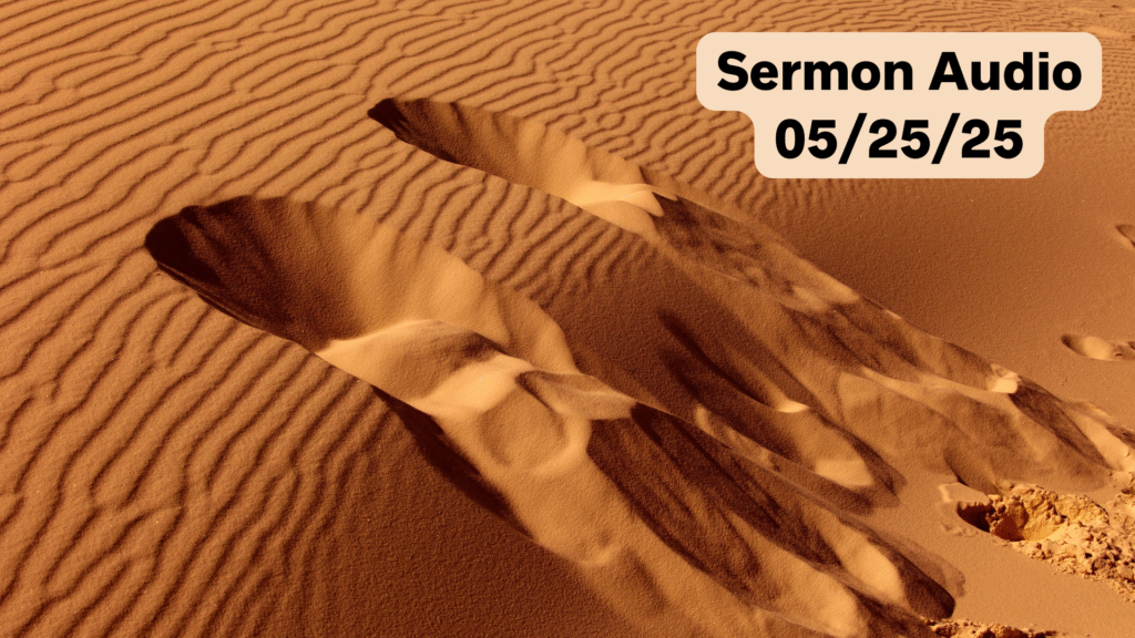 May 25, 2025 Sermon Audio - Christ United Methodist Church